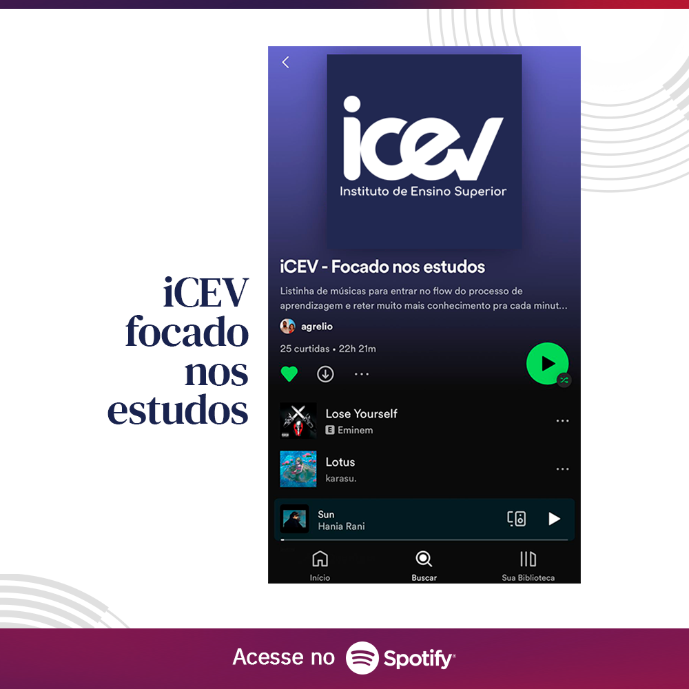 Playlist iCEV - Focado nos estudos - Somos iCEVSomos iCEV